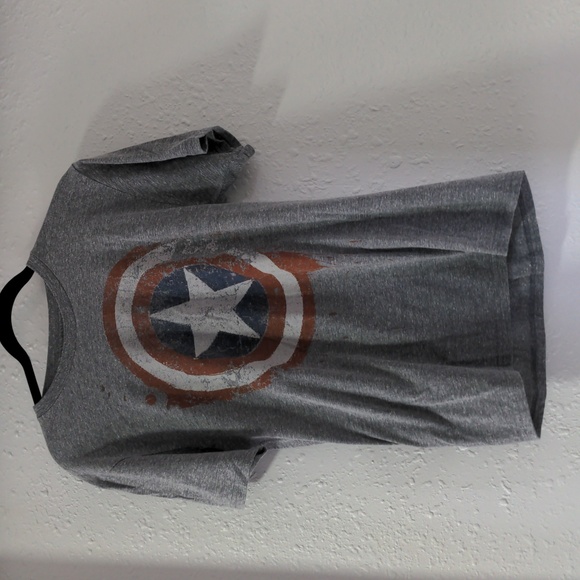 Marvel | Shirts | Marvel Captain America Graphic Tee Unisex Medium ...